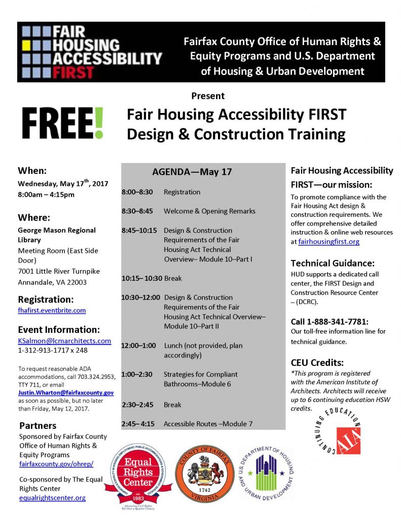 Join the ERC and Partners in Celebrating Fair Housing Month at These ...