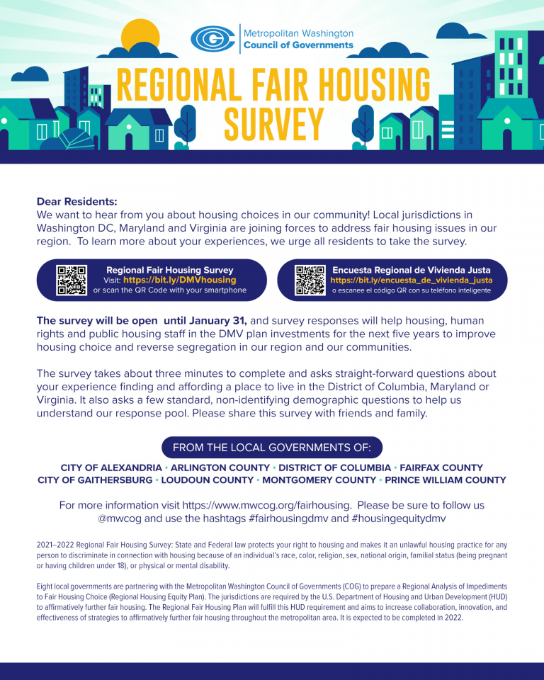 You Can Help Advance Fair Housing in the Region! – Equal Rights Center