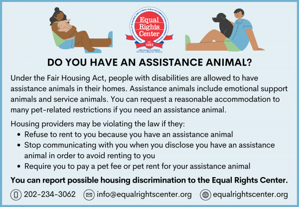 ERC Uncovers Discrimination Against People with Assistance Animals by ...
